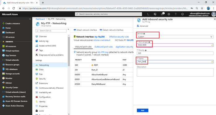 Configuring FTP Server In Microsoft Azure
